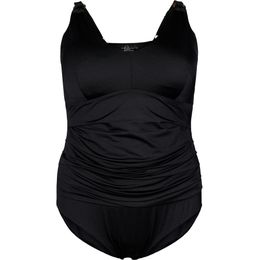 Swim by Zizzi Badeanzug 'Senya' Damen Gr&ouml;&szlig;e 8XL schwarz
