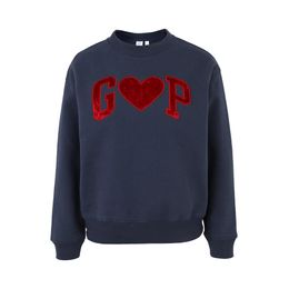 GAP Petite Sweatshirt 'HERITAGE' female Blue size M