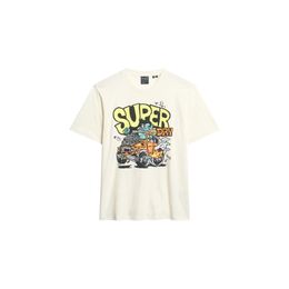 Superdry & Co T-Shirt 'Dragnut Odd Rods' Herren Gr&ouml;&szlig;e M gelb / orange / schwarz / offwhite