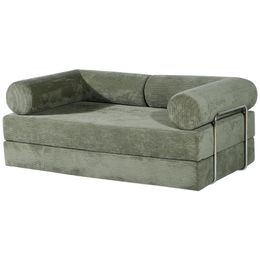 P & B Schlafsofa, Gr&uuml;n, Textil, 180x70x100 cm, Bsci, Kinder- & Jugendzimmer, Jugendm&ouml;bel, Jugendsofas