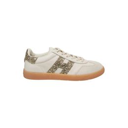 Hogan Low-Top Sneaker - Glitter-Accent Suede And Leather Hogan Sneakers - Gr. 35 (EU) - in Grau - f&uuml;r Damen