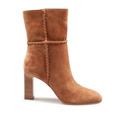 Aquazzura Stiefel - Indy 85 Suede Ankle Boot In Camel - Gr. 39 (EU) - in Braun - f&uuml;r Damen
