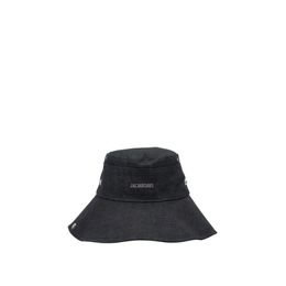 Jacquemus Caps & M&uuml;tzen - "De-N&icirc;mes" Bucket Hat - Gr. 58 - in Schwarz - f&uuml;r Damen