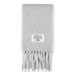 Acne Studios T&uuml;cher & Schals - Wool Scarf With Fringes - Gr. unisize - in Wei&szlig; - f&uuml;r Damen