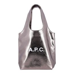 A.P.C. Shopper & Totes - Ninon Small Tote Bag - Gr. unisize - in Silber - f&uuml;r Damen