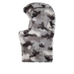 Acne Studios Caps & M&uuml;tzen - Camo Balaclava With Soft Texture - Gr. ONE SIZE - in Grau - f&uuml;r Damen