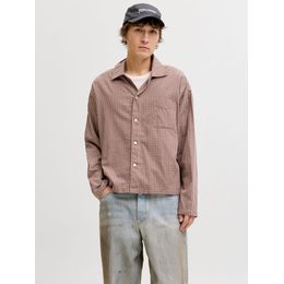 Jack & Jones Jack & Jones Button Up Shirt 'JORAustin' male Brown size S