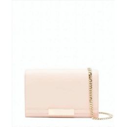 Elisabetta Franchi Clutches - Shoulder Bag With Gold Chain Strap - Gr. unisize - in Wei&szlig; - f&uuml;r Damen