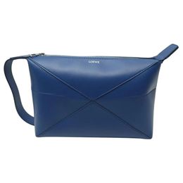 Loewe Portemonnaies - NEUE Loewe PUZZLE FOLD WASCHTASCHE C510WBPX01 LEDE - Gr. unisize - in Blau - f&uuml;r Damen
