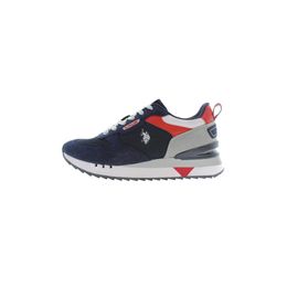 U.S. Polo Assn. Sneaker 'Buzzy' Herren Gr&ouml;&szlig;e 45 dunkelblau / grau / rot / wei&szlig;