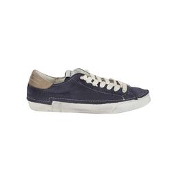 Philippe Model Low-Top Sneaker - Navy Suede-Like Sneakers With Distressed White Sol - Gr. 45 (EU) - in Schwarz - f&uuml;r Damen