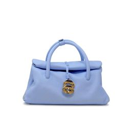 Zanellato Hobo Bags - Blue Salento Dotta Centauro Leather Handbag - Gr. unisize - in Blau - f&uuml;r Damen