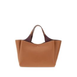 Tod's Tod's Shopper & Totes - Textured Brown Leather Tote Bag - Gr. unisize - in Braun - f&uuml;r Damen