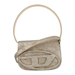 Diesel Hobo Bags - 1-Dr Lurex Shoulder Bag - Gr. unisize - in Grau - f&uuml;r Damen