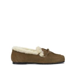 aeyde Soft Cow Suede Loafers - Gr. 36 (EU) - in Grau