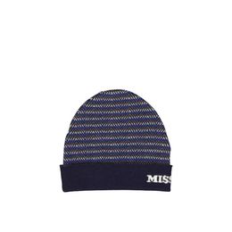 Missoni Caps & M&uuml;tzen - Textured Knit Wool Hat With Ribbed Trims - Gr. ONE SIZE - in Grau - f&uuml;r Damen