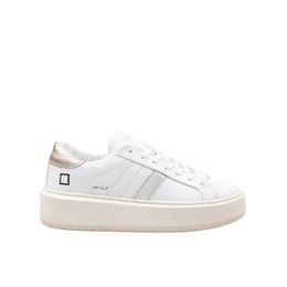 D.A.T.E Low-Top Sneaker - D.A.T.E. Hill Low Leather Sneakers, White - Gr. 36 (EU) - in Wei&szlig; - f&uuml;r Damen