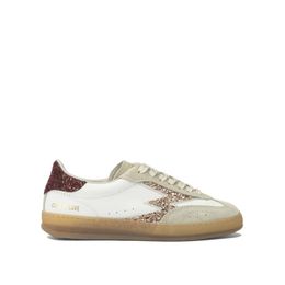 Moaconcept Low-Top Sneaker - Low-Top Sneakers With Glitter Detailing - Gr. 37 (EU) - in Beige - f&uuml;r Damen