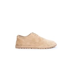 Mars&egrave;ll Lace-Up Beige Calfskin Flat Shoes - Gr. 41 (EU) - in Beige