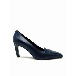 Lella Baldi Hohe Schuhe - Lt2473sb Laredo Navy Leather Pumps - Gr. 36,5 (EU) - in Schwarz - f&uuml;r Damen