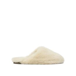 aeyde Aeydē Slipper & Pantoletten - "Rega" Slippers In Shearling - Gr. 37 (EU) - in Beige - f&uuml;r Damen