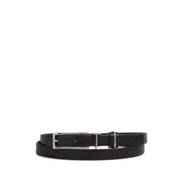 Tom Ford G&uuml;rtel - Black Grain Leather T-Loop Belt - Gr. 105 - in Schwarz - f&uuml;r Damen