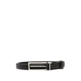 Tom Ford G&uuml;rtel - Black Calf Leather Belt With T-Loop Buckle - Gr. 110 - in Schwarz - f&uuml;r Damen