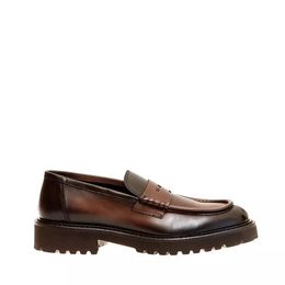 Doucals Doucal's Loafer - Shaded Brown Leather Moccasin - Gr. 43,5 (EU) - in Braun - f&uuml;r Damen