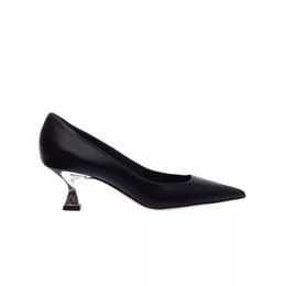 Ninalilou Hohe Schuhe - 55Mm Black Leather Pumps - Gr. 35 (EU) - in Schwarz - f&uuml;r Damen