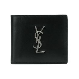 SAINT LAURENT Portemonnaies - East/West Monogram Wallet In Black Leather - Gr. unisize - in Schwarz - f&uuml;r Damen