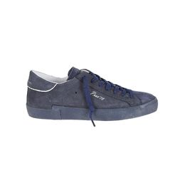 Philippe Model Low-Top Sneaker - Premium Leather Sneakers With Textured Finish - Gr. 40 (EU) - in Blau - f&uuml;r Damen