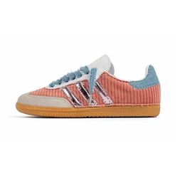 Adidas Low-Top Sneaker - Samba Custom Sneakers With Unique Corduroy Texture - Gr. 39_1_3 - in Beige - f&uuml;r Damen