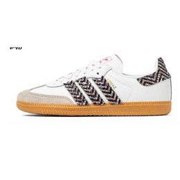 Adidas Low-Top Sneaker - Custom-Designed Samba Sneakers With Detaili - Gr. 37_1_3 - in Wei&szlig; - f&uuml;r Damen