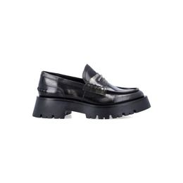 Alexander Wang Two-Tone Leather Loafers - Gr. 36 (EU) - in Schwarz
