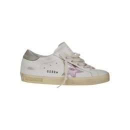Golden Goose Deluxe Brand Golden Goose Low-Top Sneaker - Super Star Sneaker White Woman - Gr. 37 (EU) - in Wei&szlig; - f&uuml;r Damen