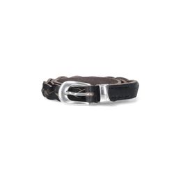 OUR LEGACY G&uuml;rtel - Braided Belt &ndash; Black - Gr. 80 - in Beige - f&uuml;r Damen