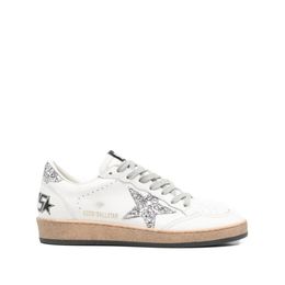 Golden Goose Deluxe Brand Golden Goose Low-Top Sneaker - Low-Top Sneakers With Glitter Accents - Gr. 35 (EU) - in Wei&szlig; - f&uuml;r Damen