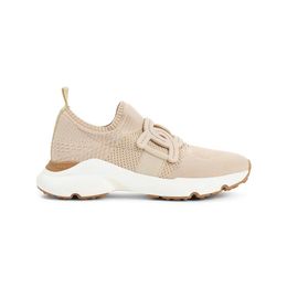 Tod's Tod's Low-Top Sneaker - Knit Beige Cotton Sneakers - Gr. 38,5 (EU) - in Beige - f&uuml;r Damen