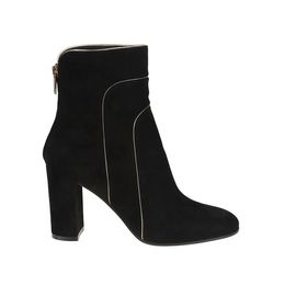 Gianvito Rossi Stiefel - Art Deco-Inspired Black Suede Booties - Gr. 35 (EU) - in Schwarz - f&uuml;r Damen