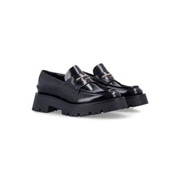Alexander Wang Carter Mid-Heel Leather Loafers - Gr. 35 (EU) - in Schwarz
