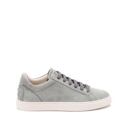 Tod's Tod's Low-Top Sneaker - Grey Suede Low-Top Sneakers With Off-White Sole - Gr. 6 - in Grau - f&uuml;r Damen