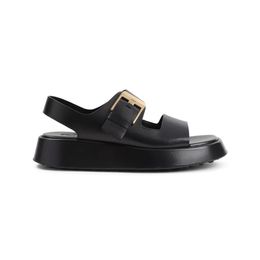 Tod's Tod's Sandalen - Black Calf Leather Sandals - Gr. 40 (EU) - in Schwarz - f&uuml;r Damen