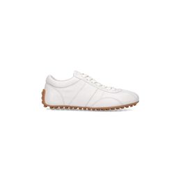 Tod's Tod's Low-Top Sneaker - White Sheepskin Leather Low-Profile Sneakers - Gr. 36 (EU) - in Wei&szlig; - f&uuml;r Damen