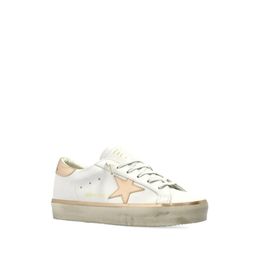 Golden Goose Deluxe Brand Golden Goose Low-Top Sneaker - White Low-Top Sneakers With Metallic Accents - Gr. 37 (EU) - in Beige - f&uuml;r Damen
