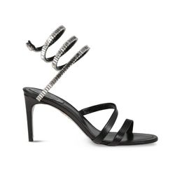 Rene Caovilla Ren&eacute; Caovilla Sandalen - Delicate Sandals With Slender Straps And Refined S - Gr. 39 (EU) - in Schwarz - f&uuml;r Damen