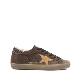 Golden Goose Deluxe Brand Golden Goose Low-Top Sneaker - Low-Top Sneakers With Suede Upper - Gr. 35 (EU) - in Braun - f&uuml;r Damen