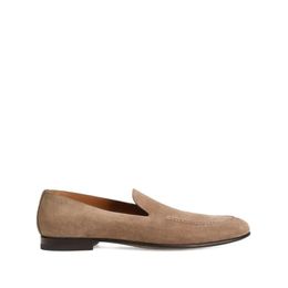 Dolce & Gabbana Dolce&Gabbana Loafer - Split Calfskin Slippers - Gr. 40 (EU) - in Braun - f&uuml;r Damen