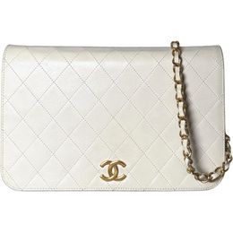 Chanel Hobo Bags - Chanel Timeless Wallet on Chain WOC Wei� / gut - Gr. unisize - in Wei&szlig; - f&uuml;r Damen