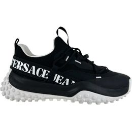 Versace Jeans Couture Low-Top Sneaker - Heren Sneaker - Gr. 42 (EU) - in Schwarz - f&uuml;r Damen