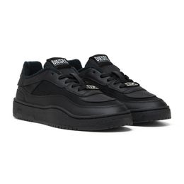 Diesel Low-Top Sneaker - S-OVAL SKATE LOW - Gr. 45 (EU) - in Schwarz - f&uuml;r Damen